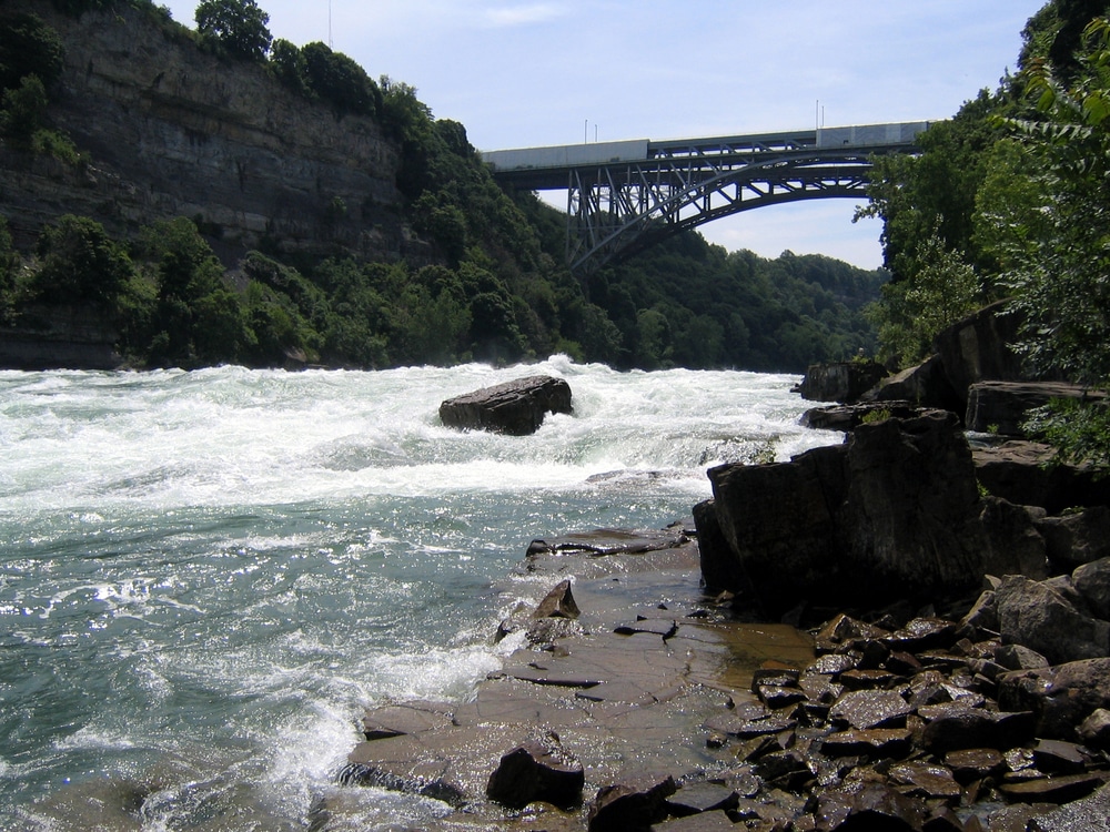 See the Power of Niagara Water Falls at the White Water Walk